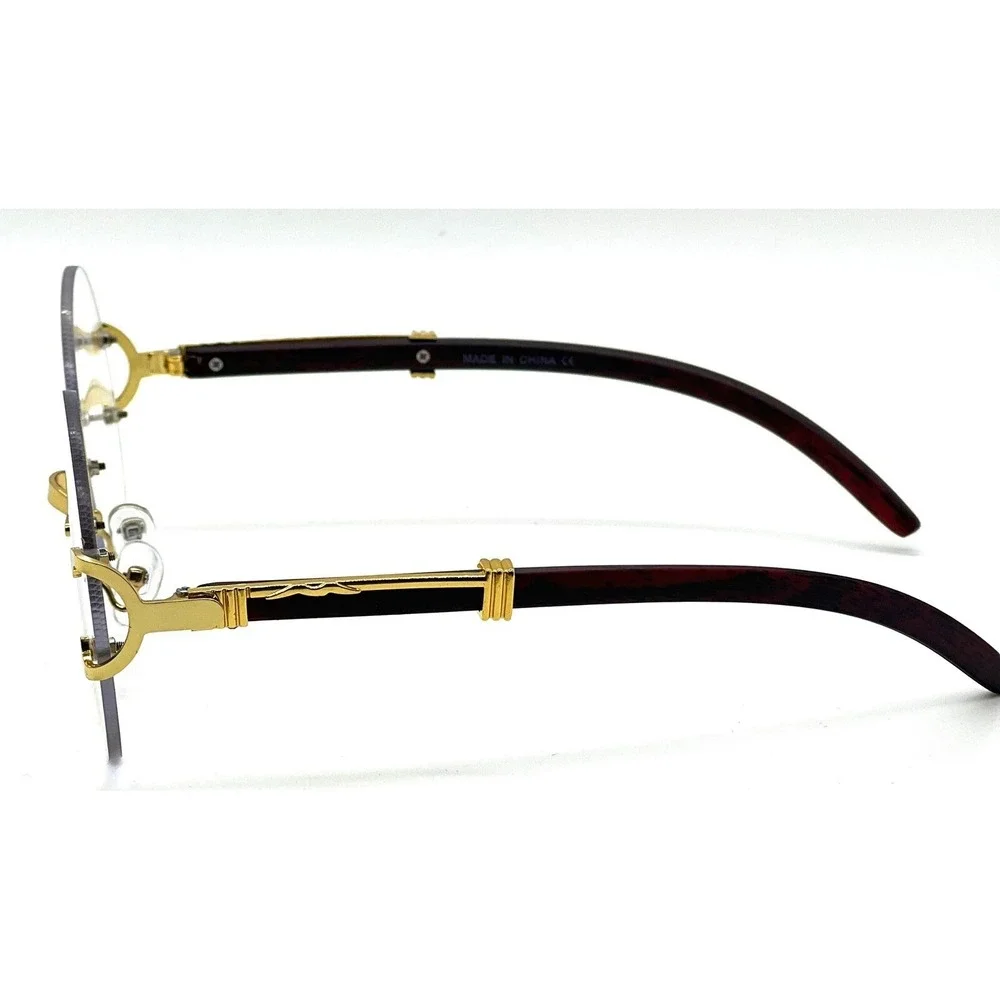Accessories | Rimless Round Clear Lens Women Sunglasses Style Buffs ...